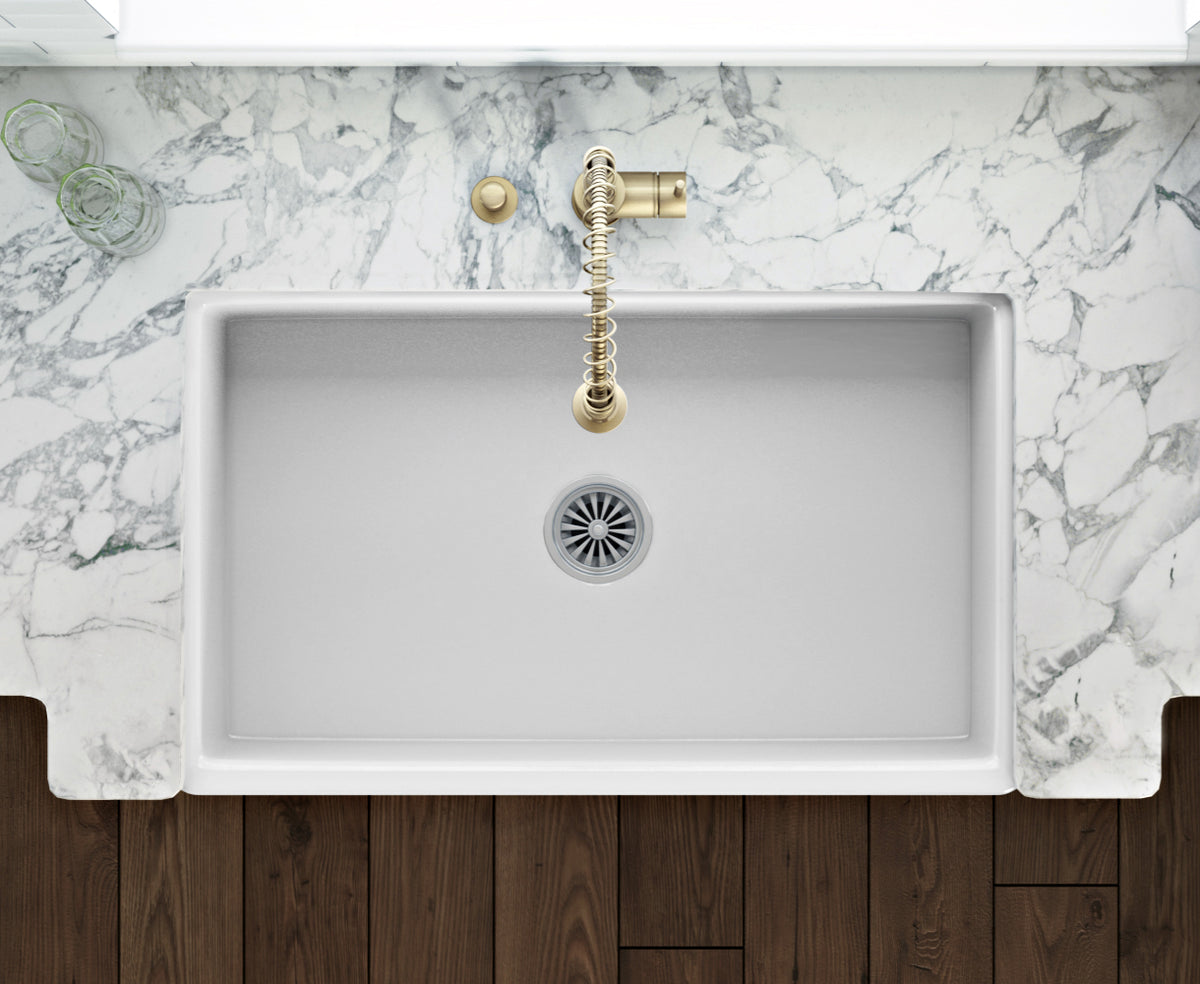Bodelair | Fireclay Farmhouse Sinks | Fireclay Kitchen Sink